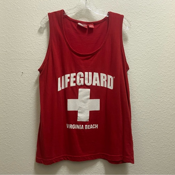 Lifeguard | Tops | Must Go Lifeguard Tank From Virginia Beach | Poshmark